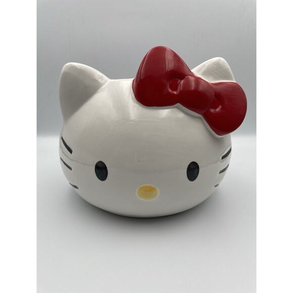 Hello Kitty | Accents | Hello Kitty Large Ceramic Hand Painted Planter ...